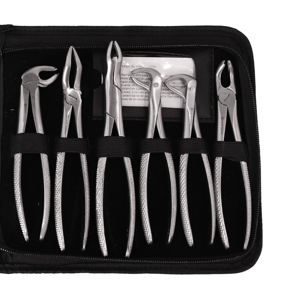 Forceps para extracción. Juego de 11 unidades. Adultos. BELKYS ...